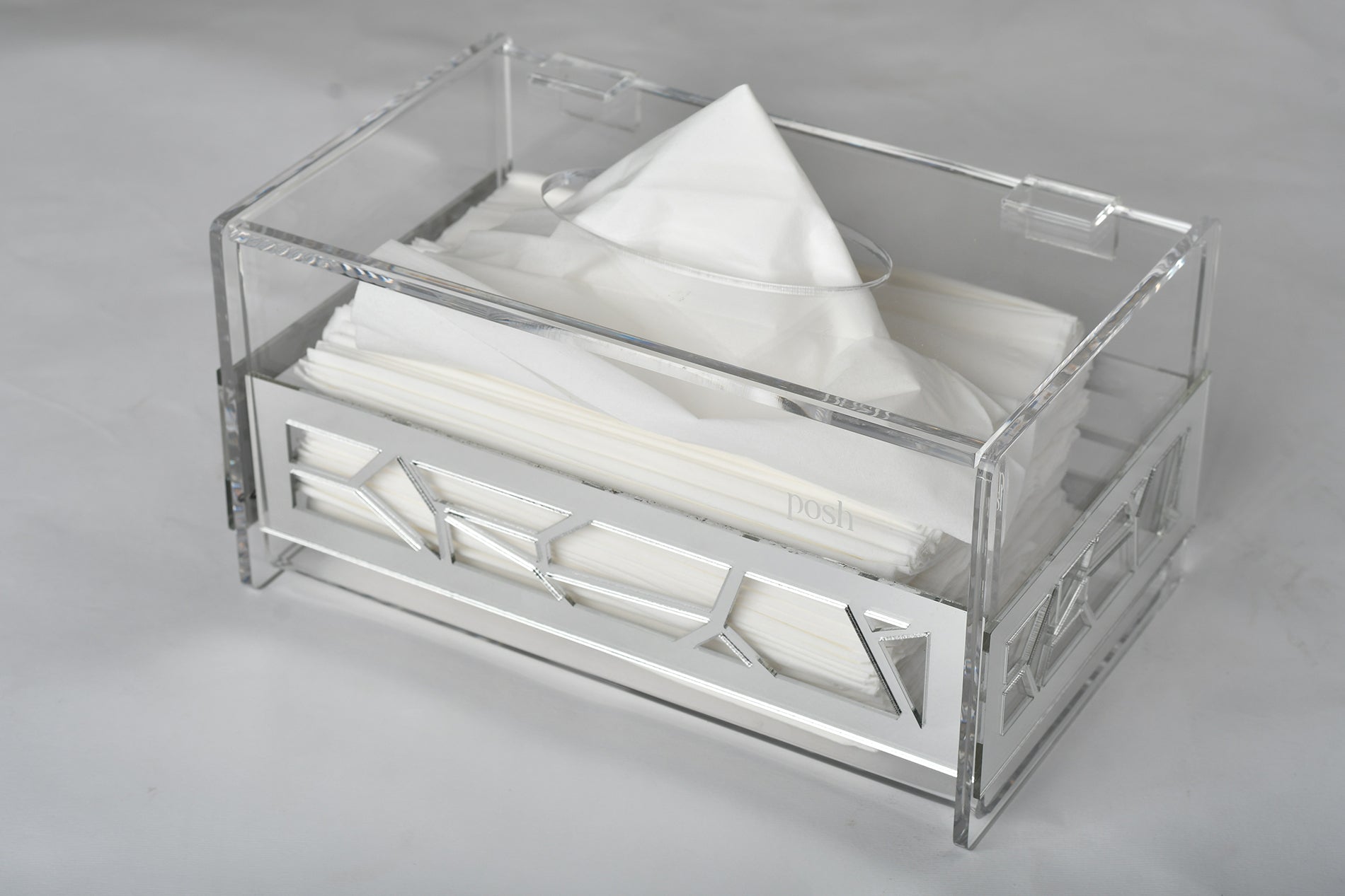 silver tissue box – posh