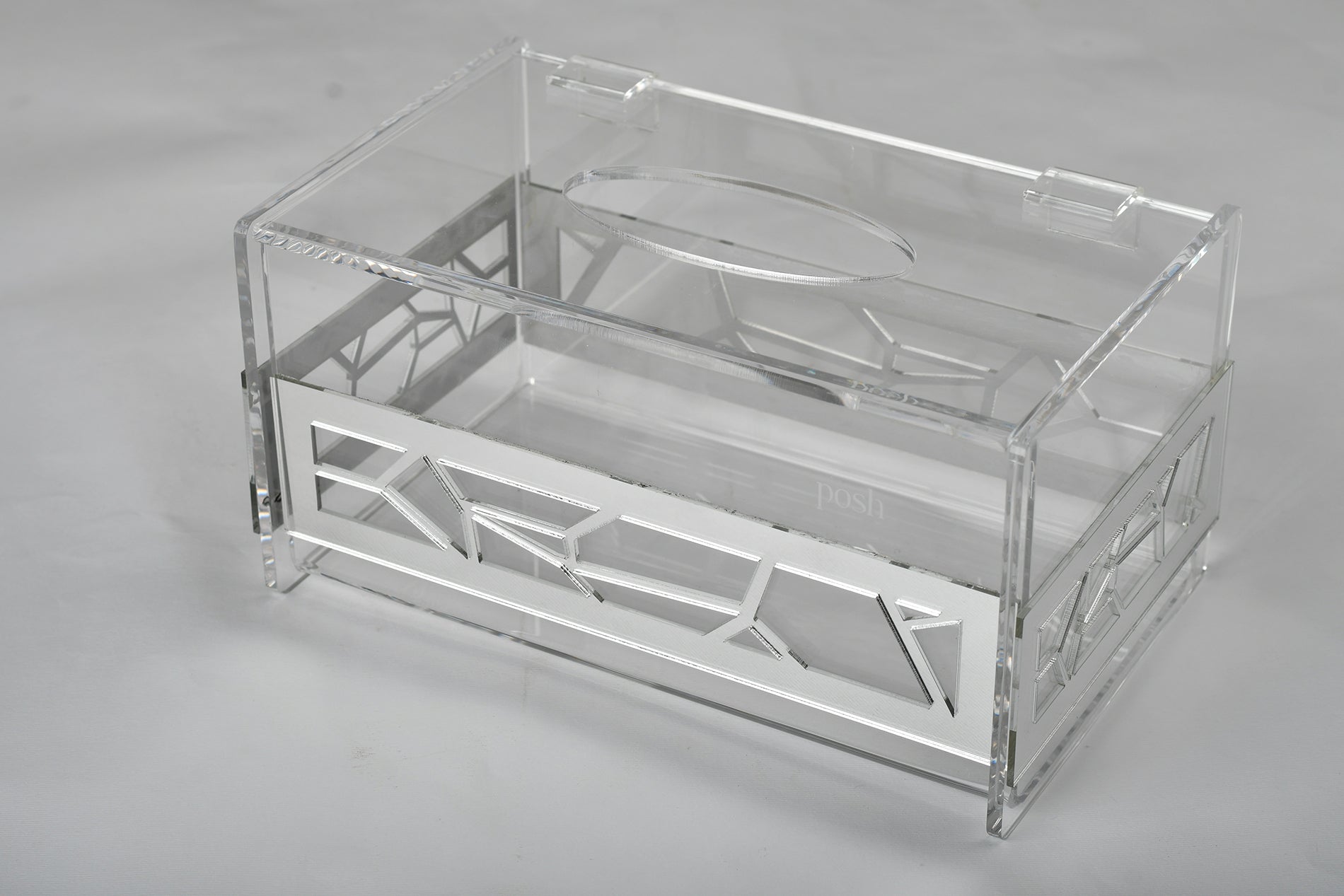 silver tissue box – posh