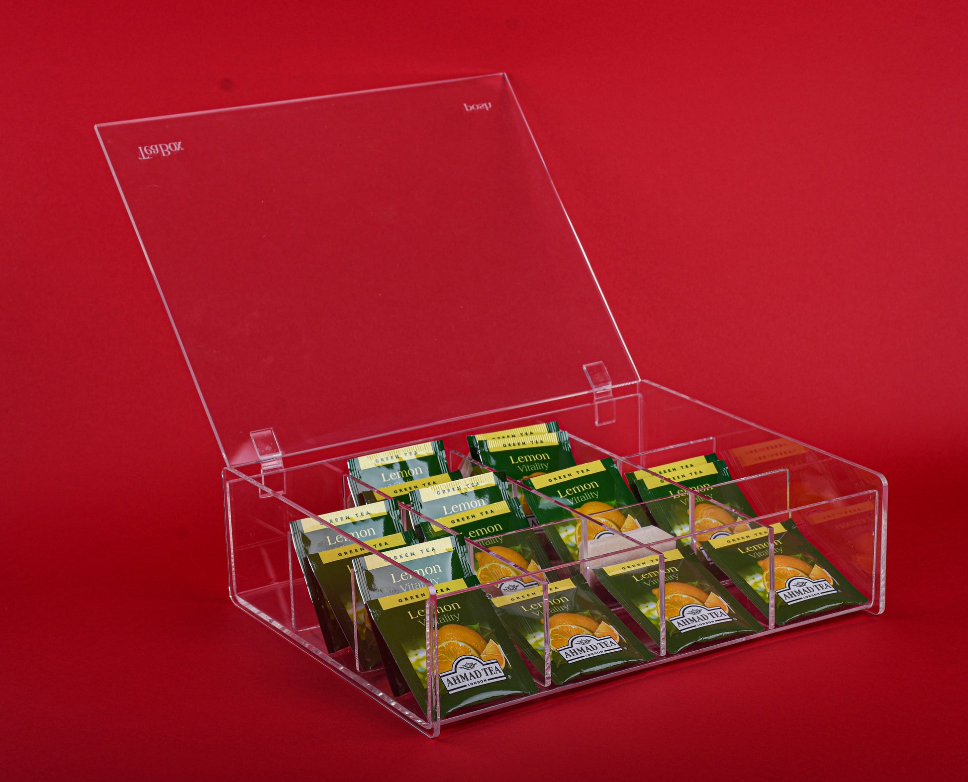 Transparent tea box 12 slots – posh
