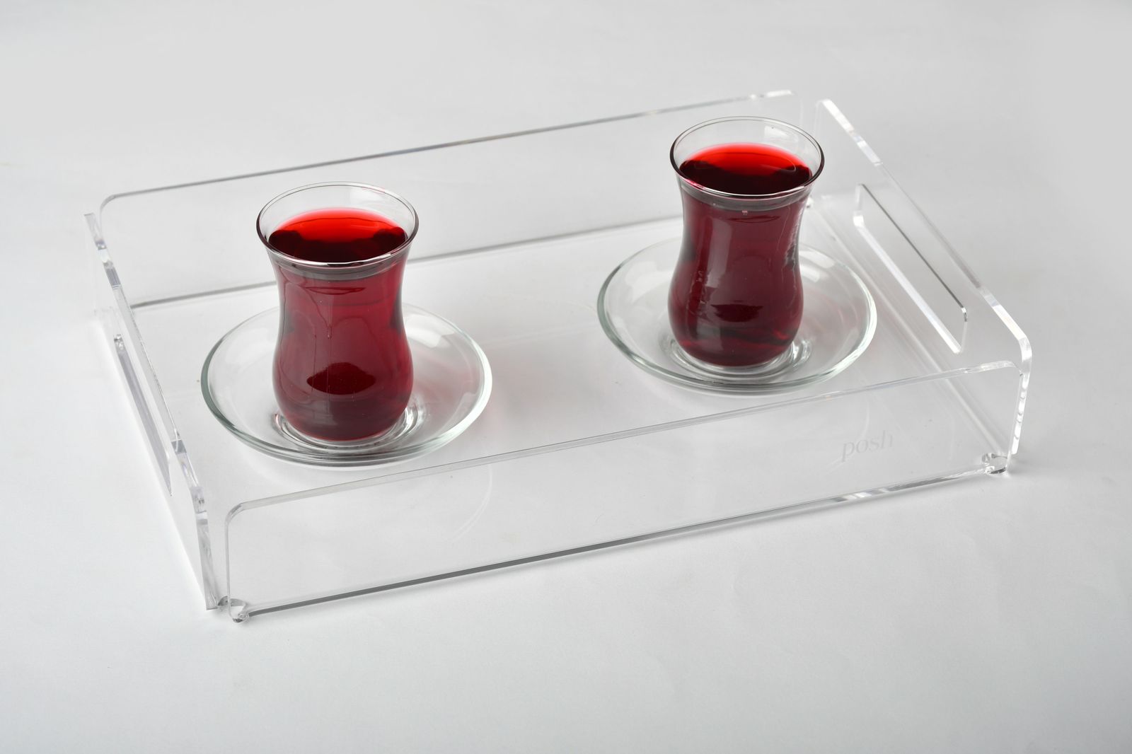 small transparent tray – posh
